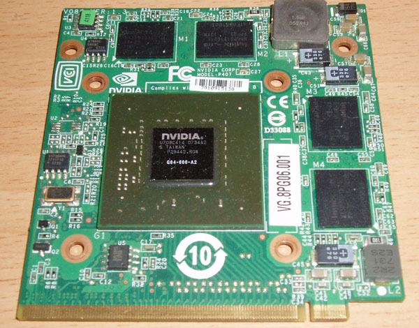 Grafička za laptope nVIDIA Geforce 8600M GT G84M 600 512MB