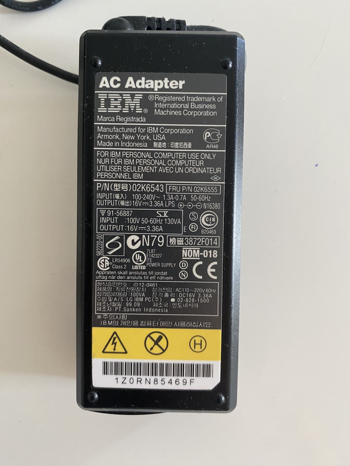 IBM Lenovo punjač za laptop notebook 53W