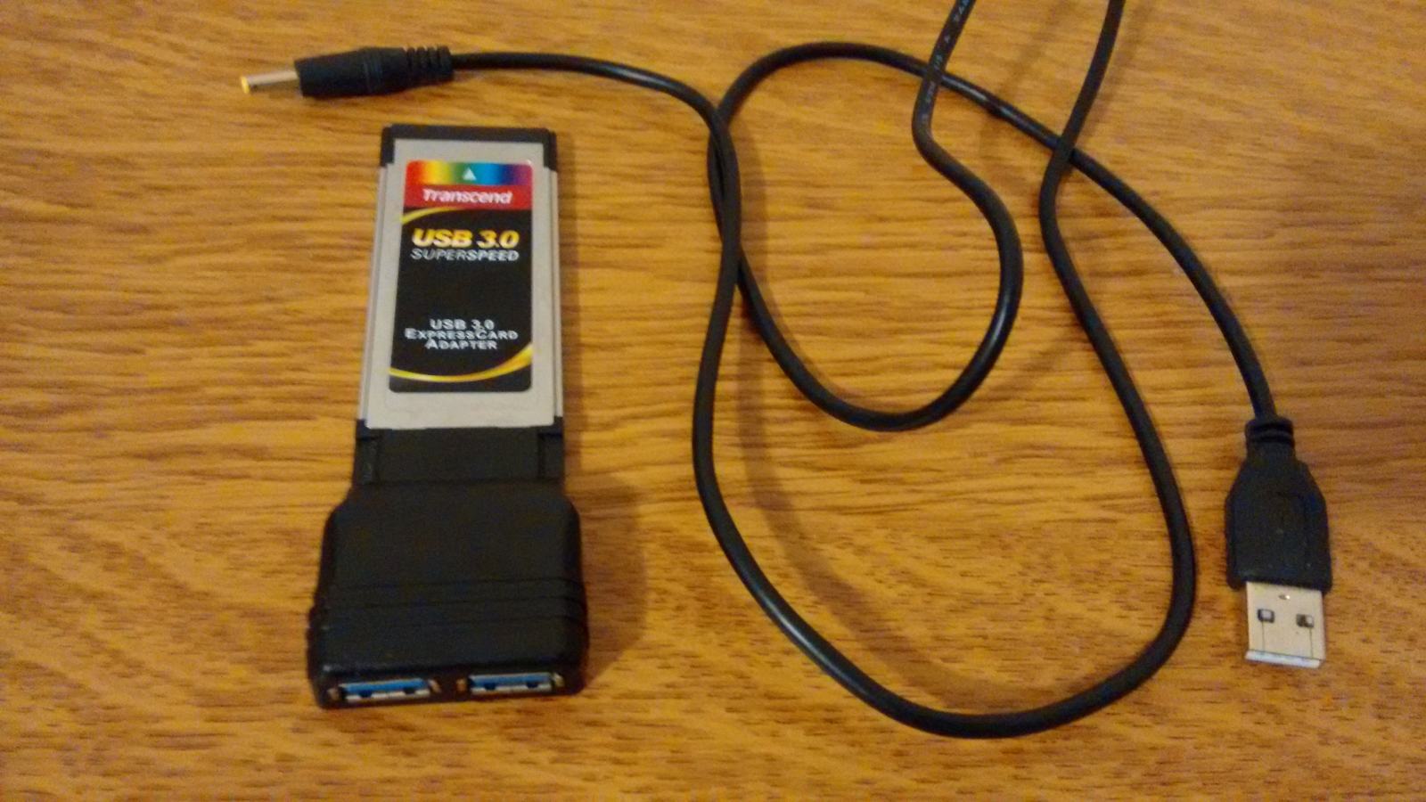 Transcend USB 3.0 ExpressCard Adapter za laptop