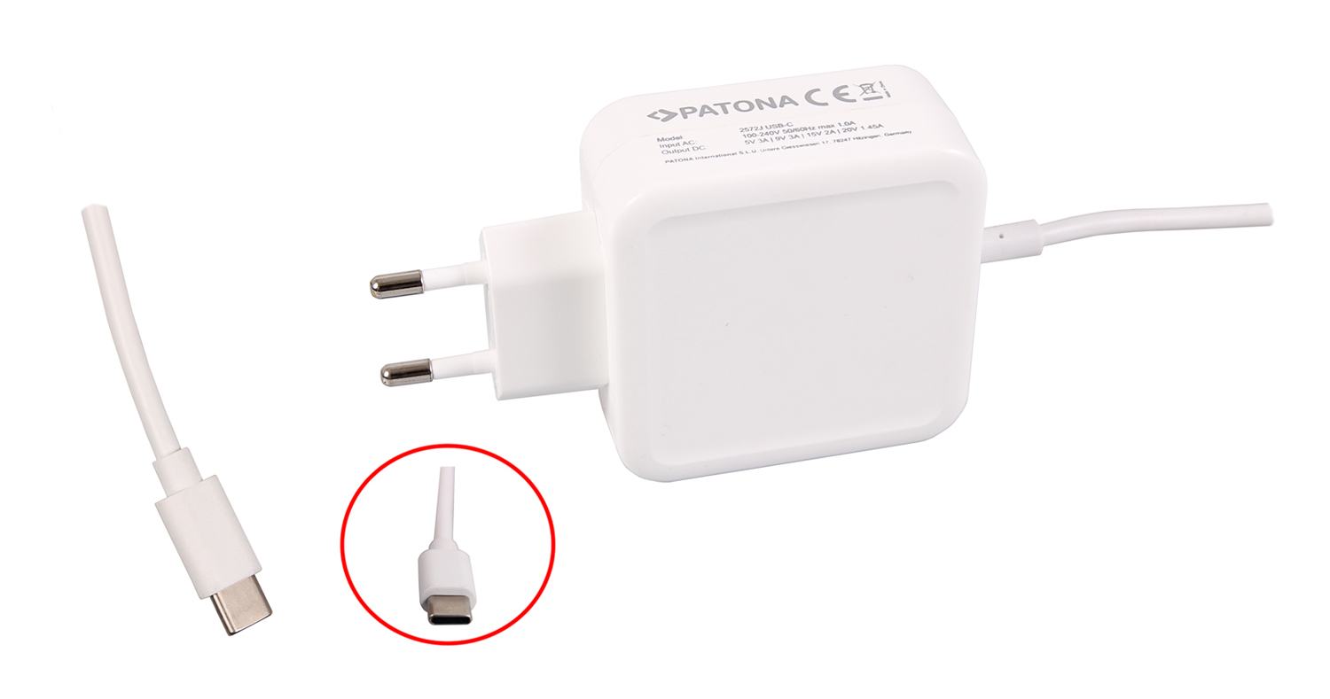 Zamjenski PATONA 29W USB-C punjač sa USB-C kablom za laptop