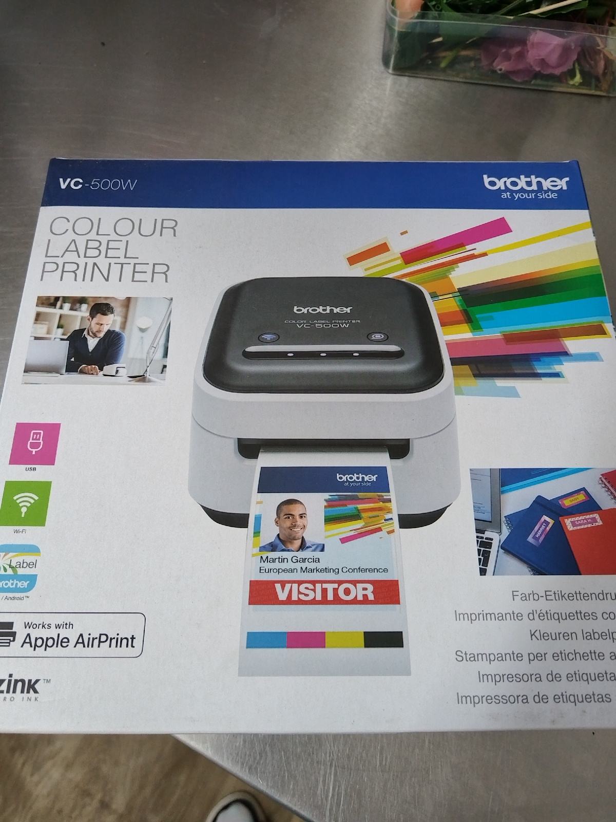 Brother colour label printer cv-500w i unistavac dokumenata