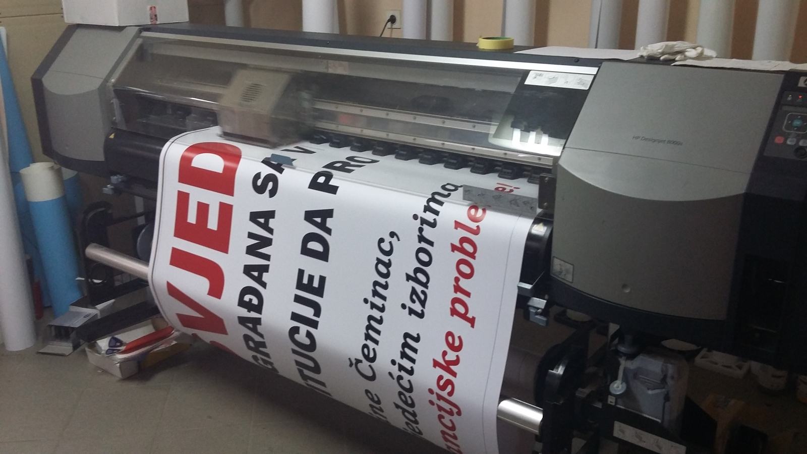 ECO SOLVENT PRINTER HP Designjet 8000s