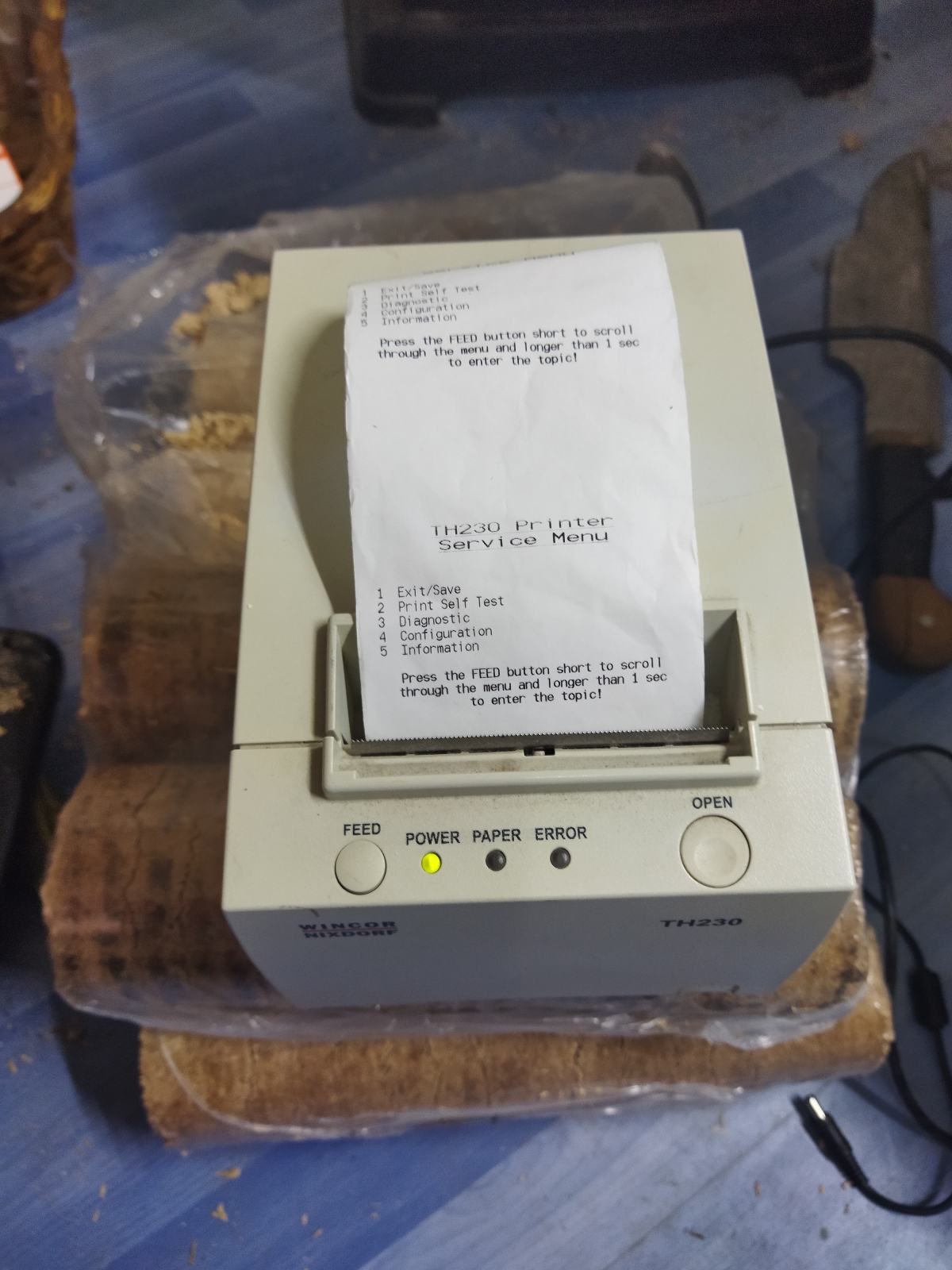 POS printer Wincor Nixdorf TH230, 80mm, rezač, USB