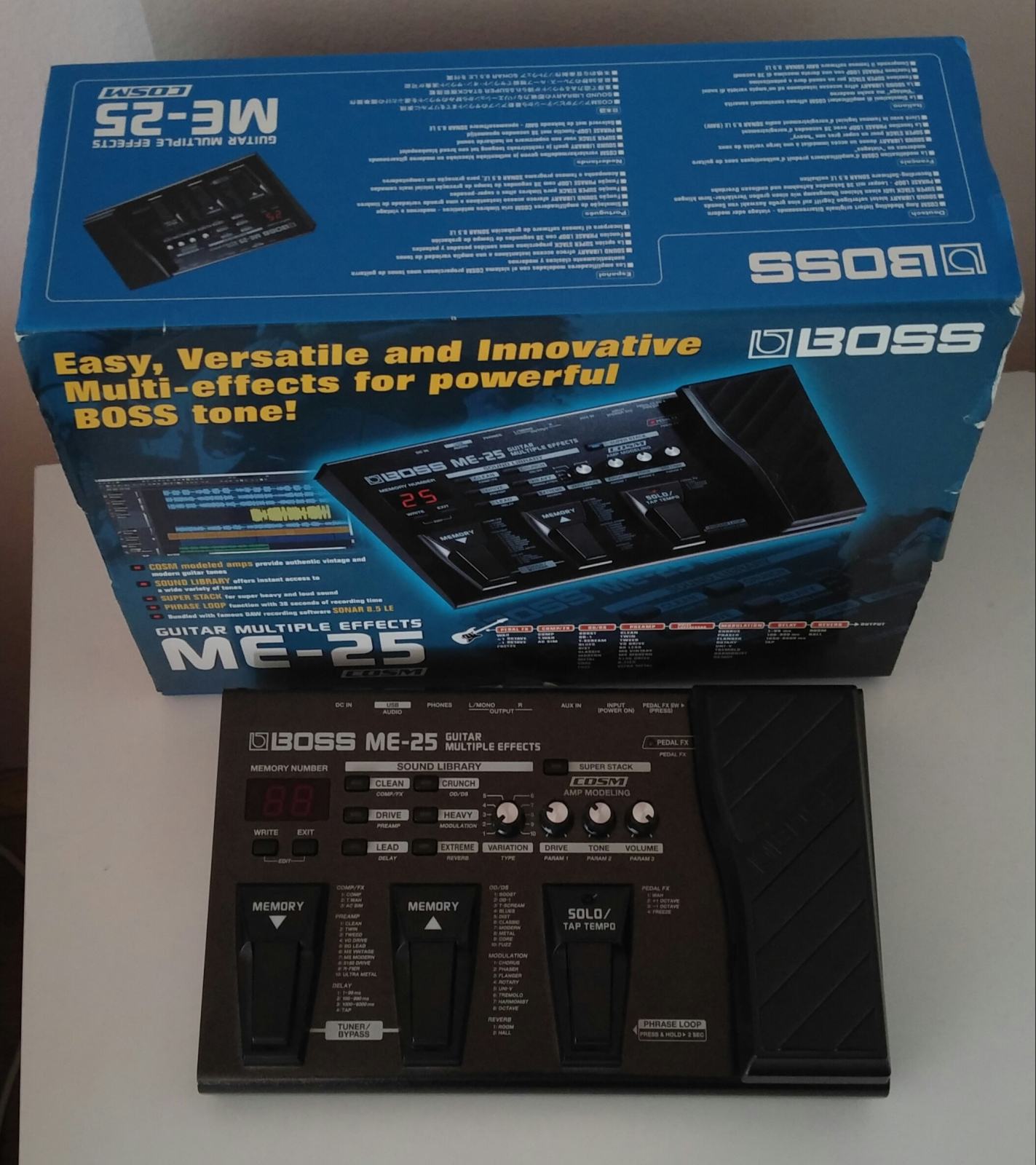 Boss me 25 multiefekt!