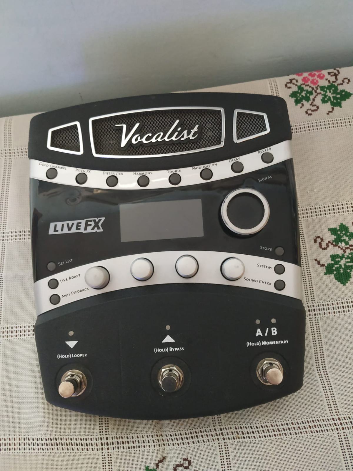 Digitech vocalis live fx