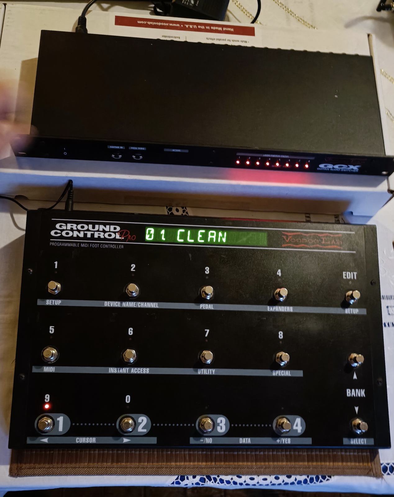 Voodoo Labs Ground Control Pro + GCX Audio switcher