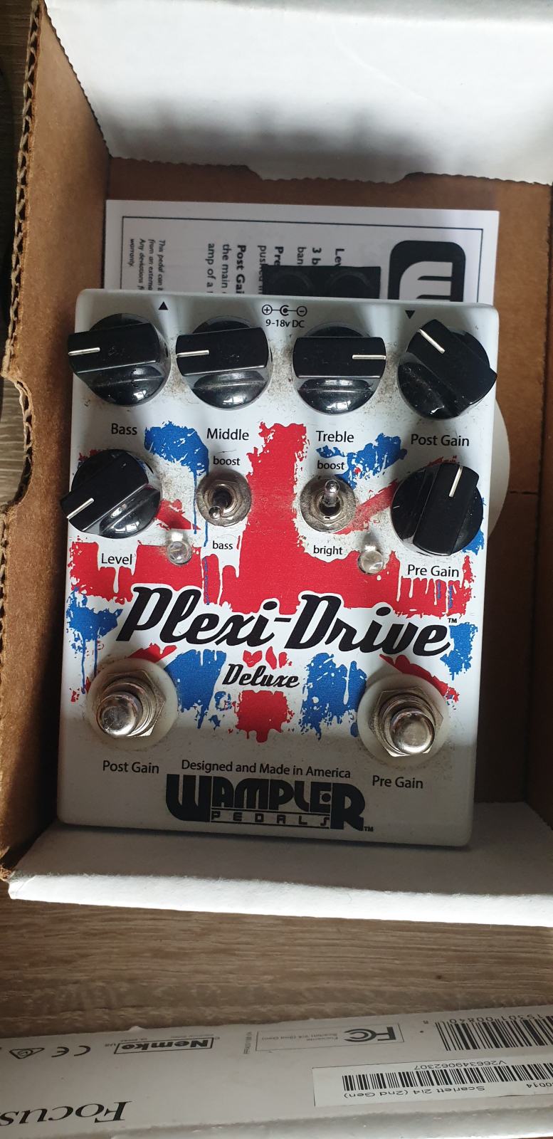 Wampler Plexi-Drive Deluxe, Marshall in a box, 2u1