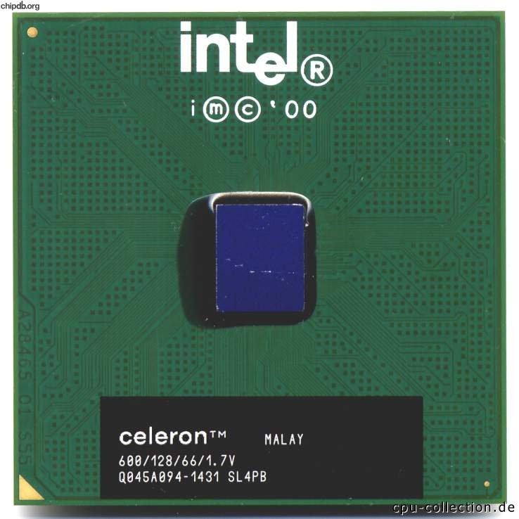 600/128/66/1.7V SL4PB Cel Intel socket 370