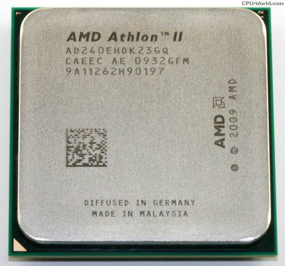 AMD Athlon II X2 240E (2x 2.8GHz) 45W TDP Socket AM2+ AM3