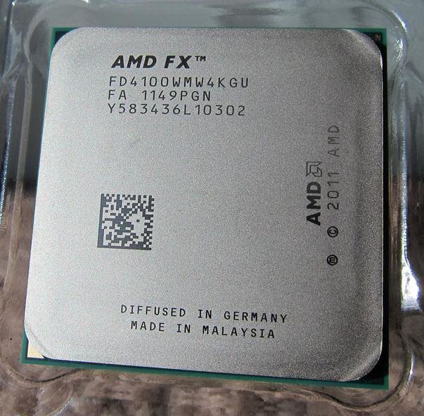 AMD FX-Series FX-4100 BE (4x 3.6GHz - 3.8GHz Turbo) 95W socket AM3+