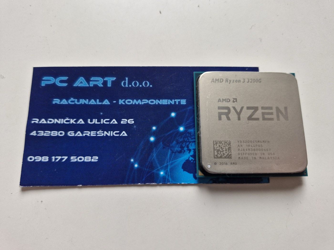AMD Ryzen 3 3200G, Socket AM4 - Račun / R1 -Jamstvo