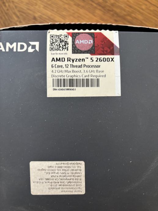 amd ryzen 5 2600x