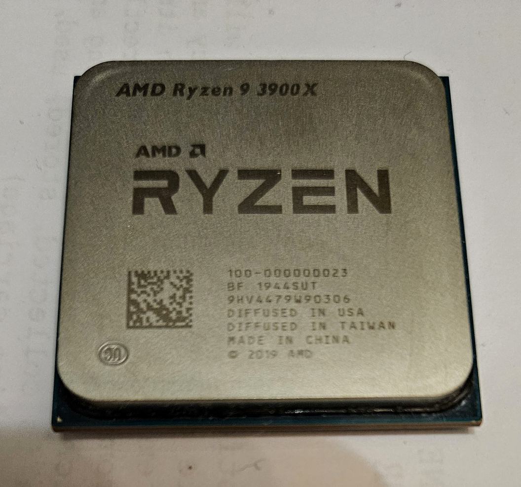 AMD Ryzen 9 3900X, AM4 socket,
