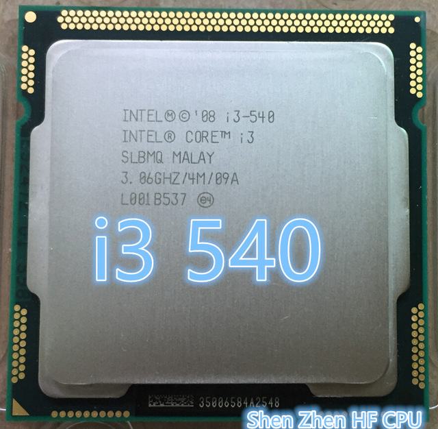 I3 540 3.06 Ghz socket 1556