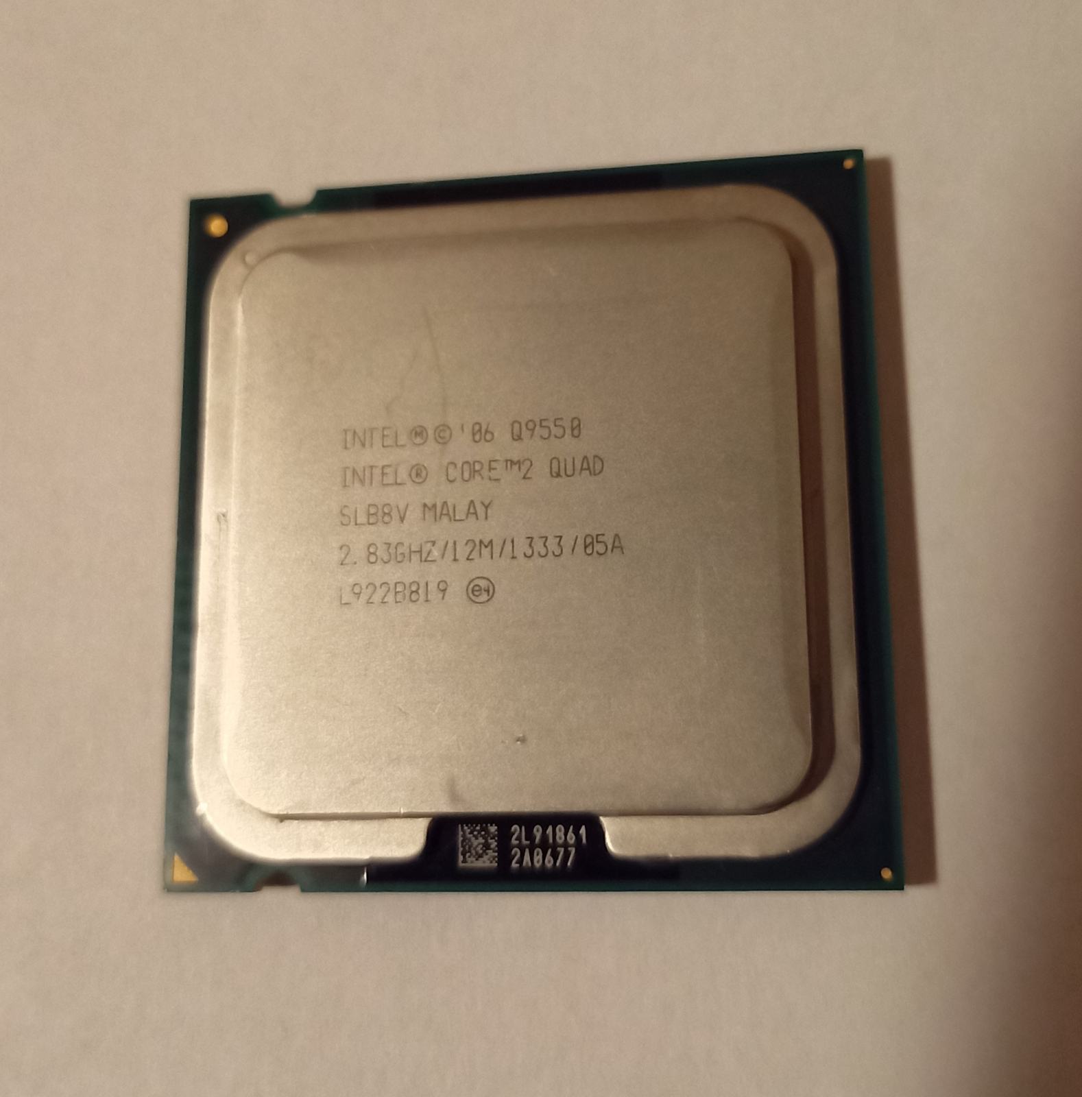 Intel Core 2 Quad Processor Q9550 12M Cache, 2.83 GHz, 1333 MHz FSB