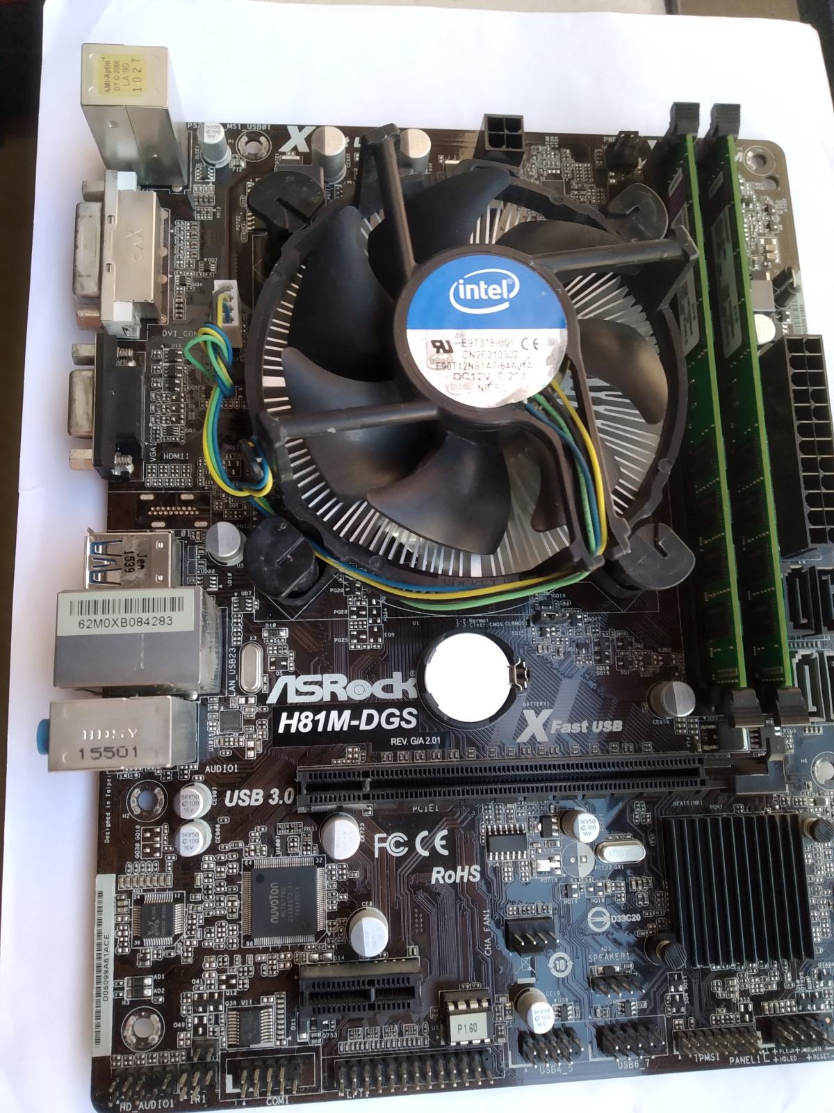 INTEL CORE I5-4570 + 8 GB DDR3 + Matična H81