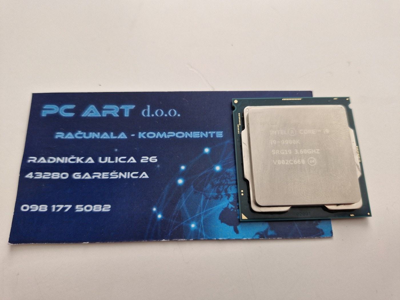 Intel Core i9 9900K, 8/16 x 3.60 - 5.00 GHz, Socket 1151 - Račun / R1