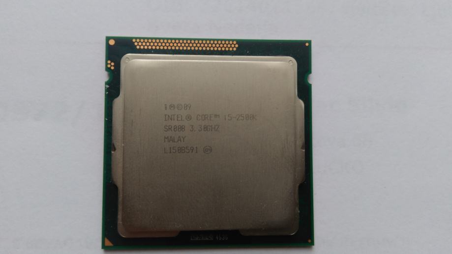 INTEL I5 2500K,SOCKET 1155,3.3GHZ,6MB CACHE,HLADNJAK