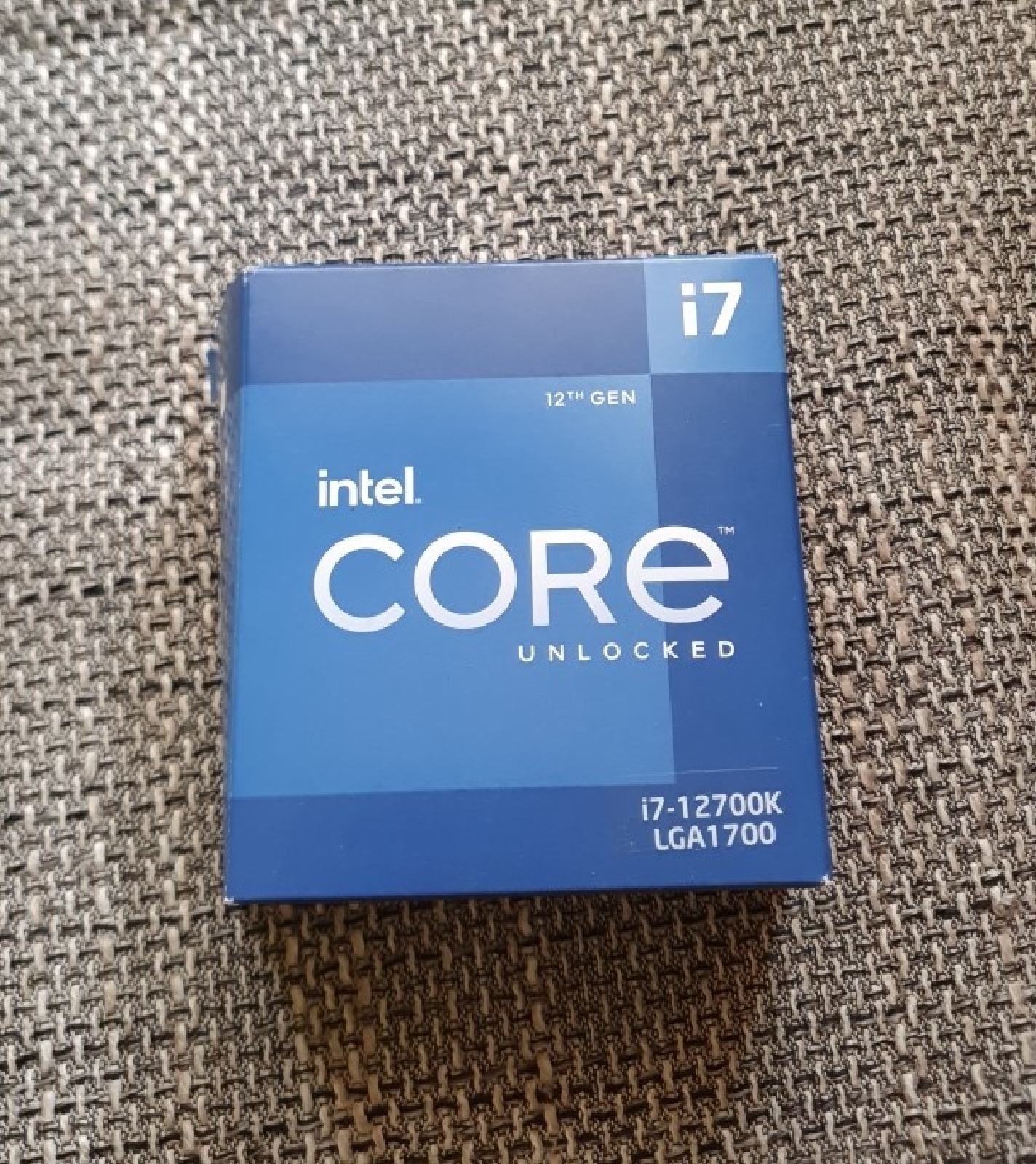 Intel I7 12700k