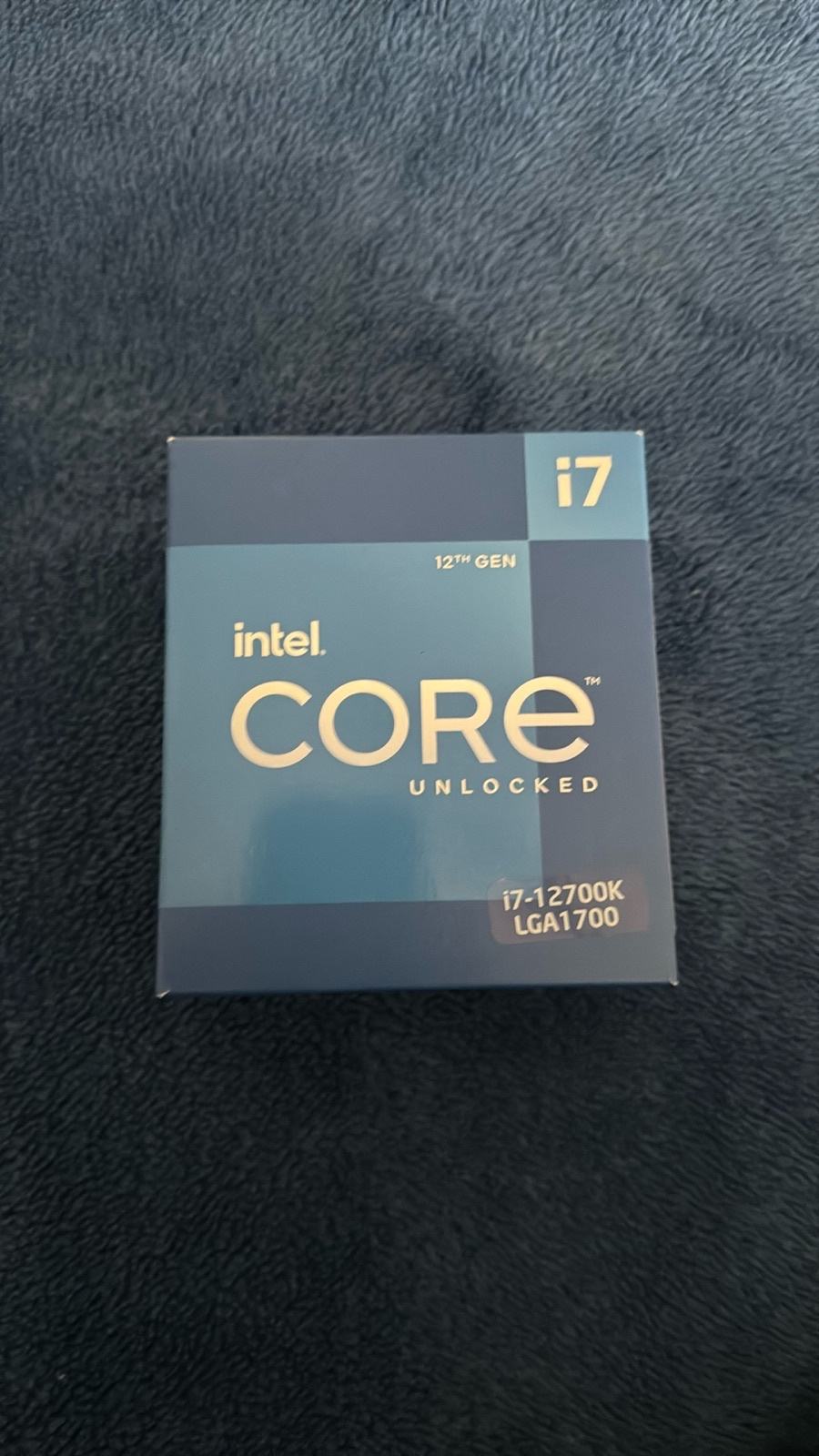 Intel i7 12700k