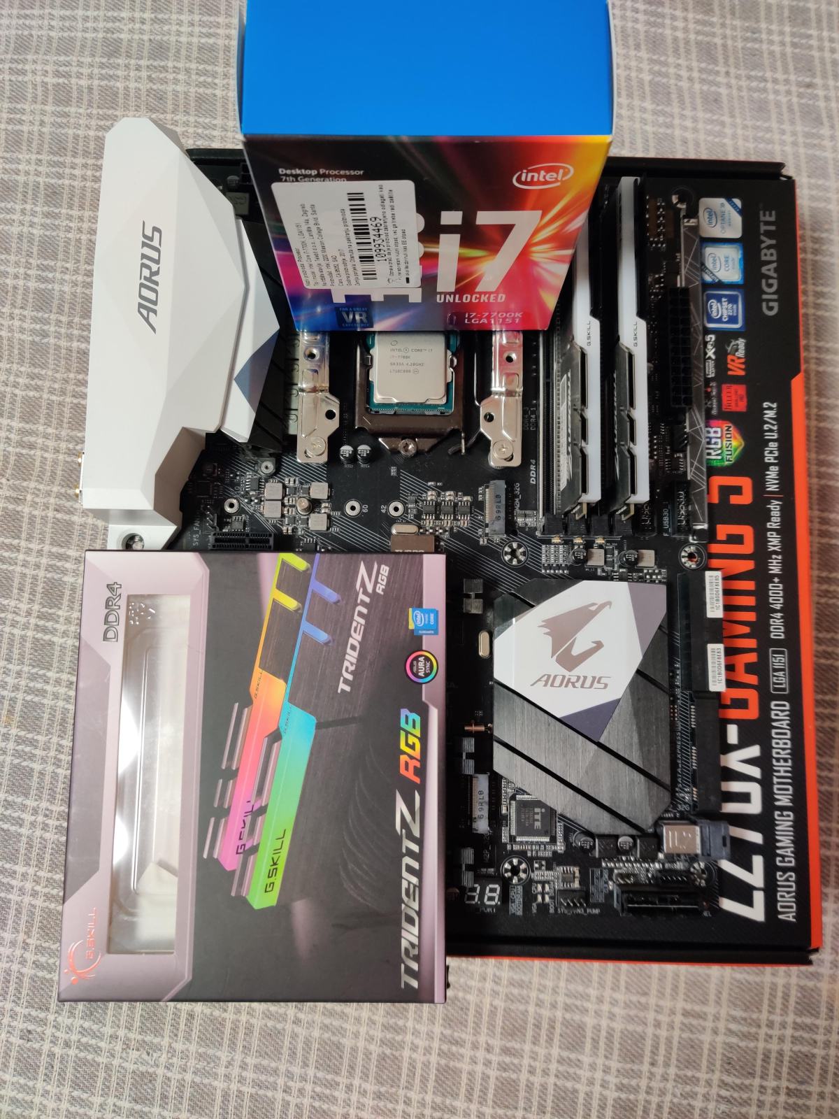 Intel i7-7700k bundle