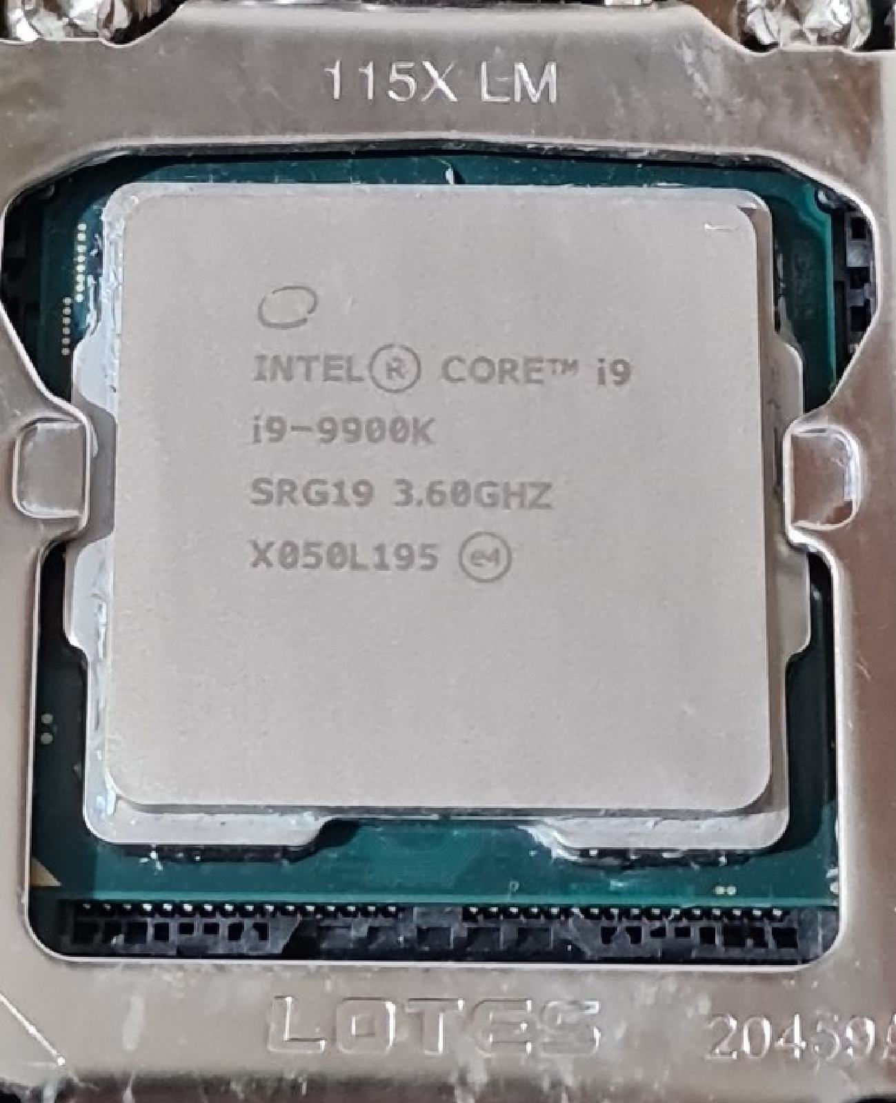 INTEL I9 9900K I9-9900K SOCKET 1151 9TH GEN