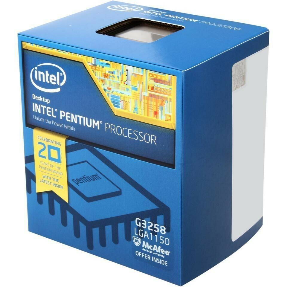 INTEL PENTIUM G3258, 3.2GHZ, 3MB CACHE, INTEL HD GRAPHICS, SOCKET 1155