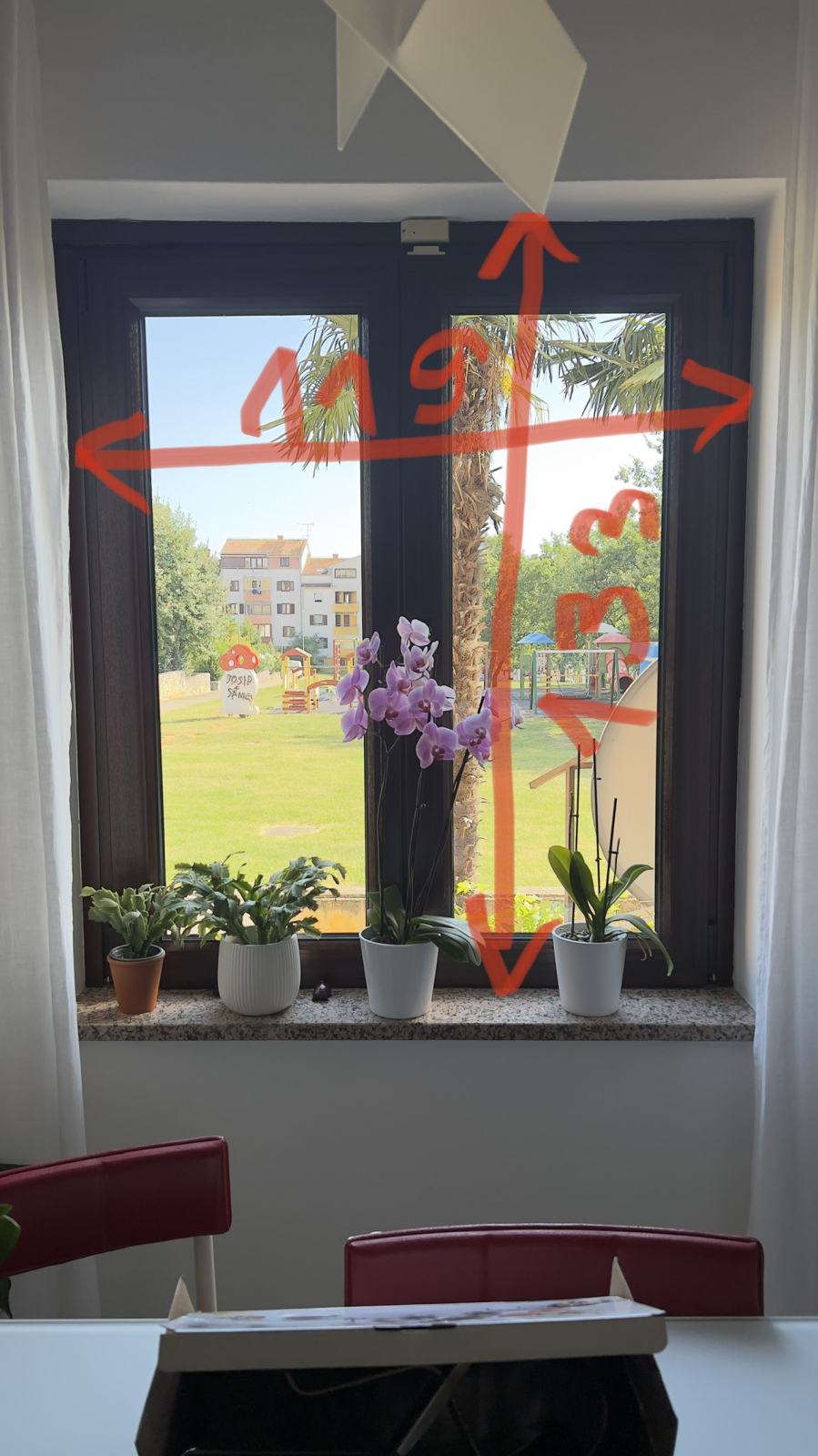 Prozor PVC - Mahagonij boja