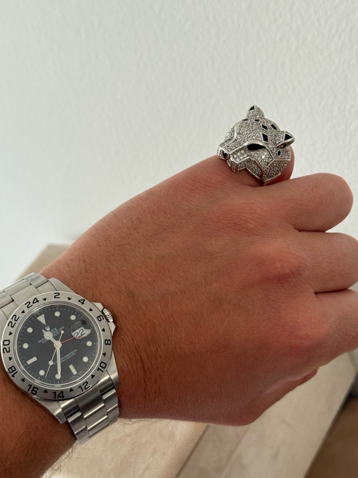 Panthere de Cartier prsten 925 SREBRO