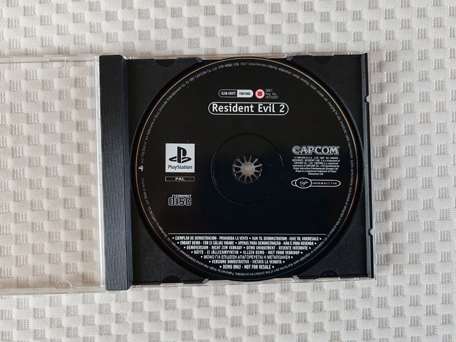Resident Evil 2 Demo Disc za Playstation 1 PSX