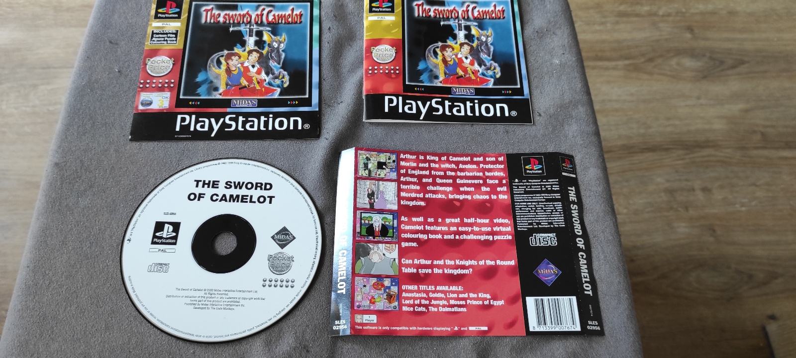 the sword of camelot PS1