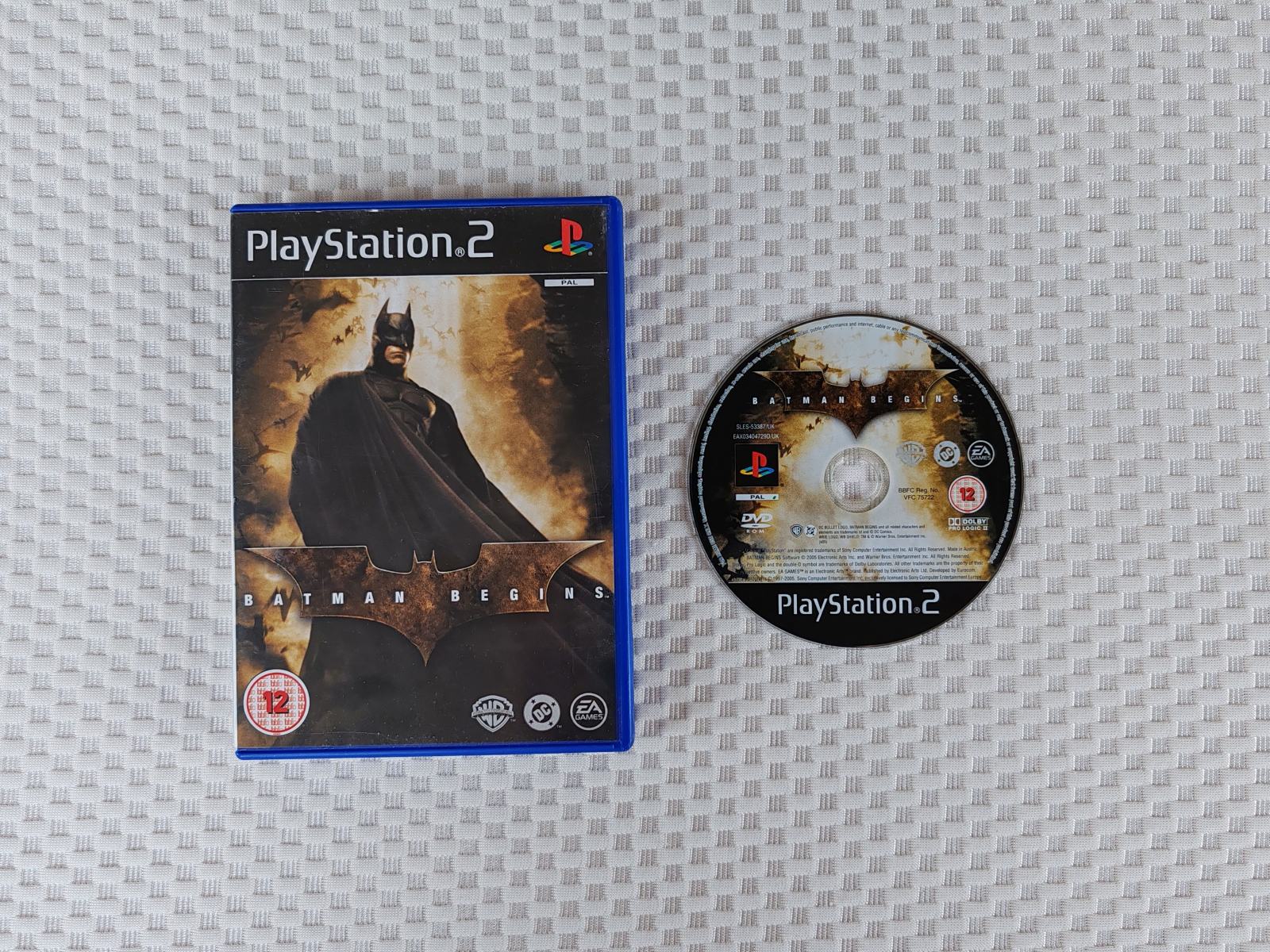 Batman Begins Disc u Top Stanju za Playstation 2 PS2 #499