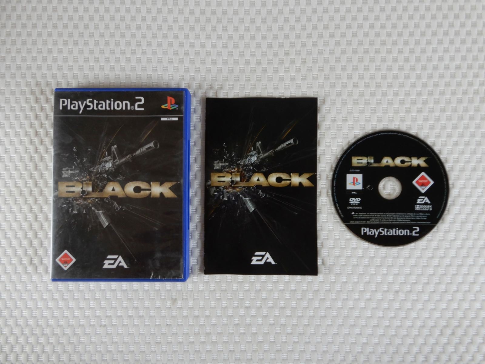 Black za Playstation 2 PS2 #3090