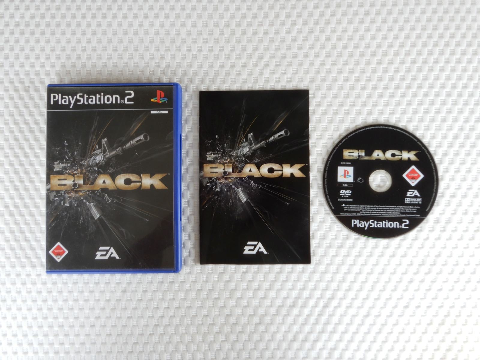 Black za Playstation 2 PS2 #3646