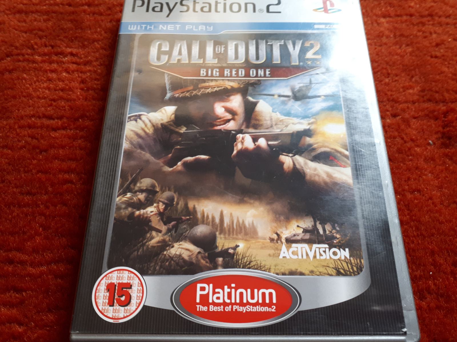 call of duty 2 big red one ps2 platinum