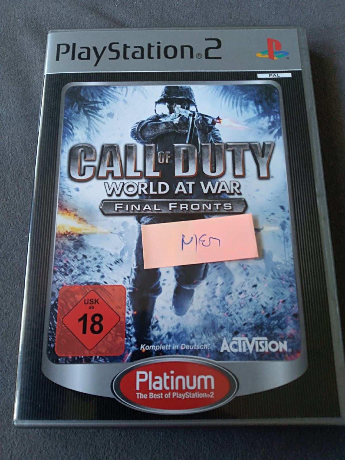 call of duty world at war ps2