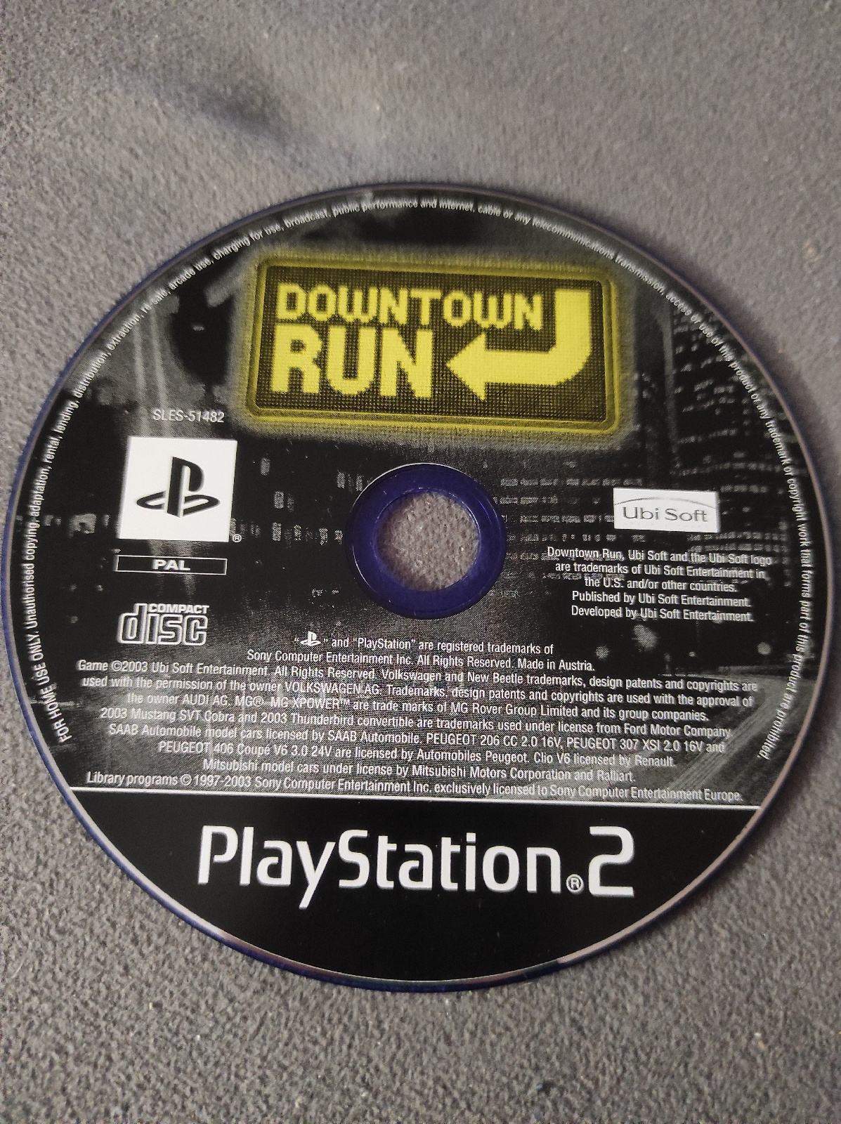 downtown run PS2