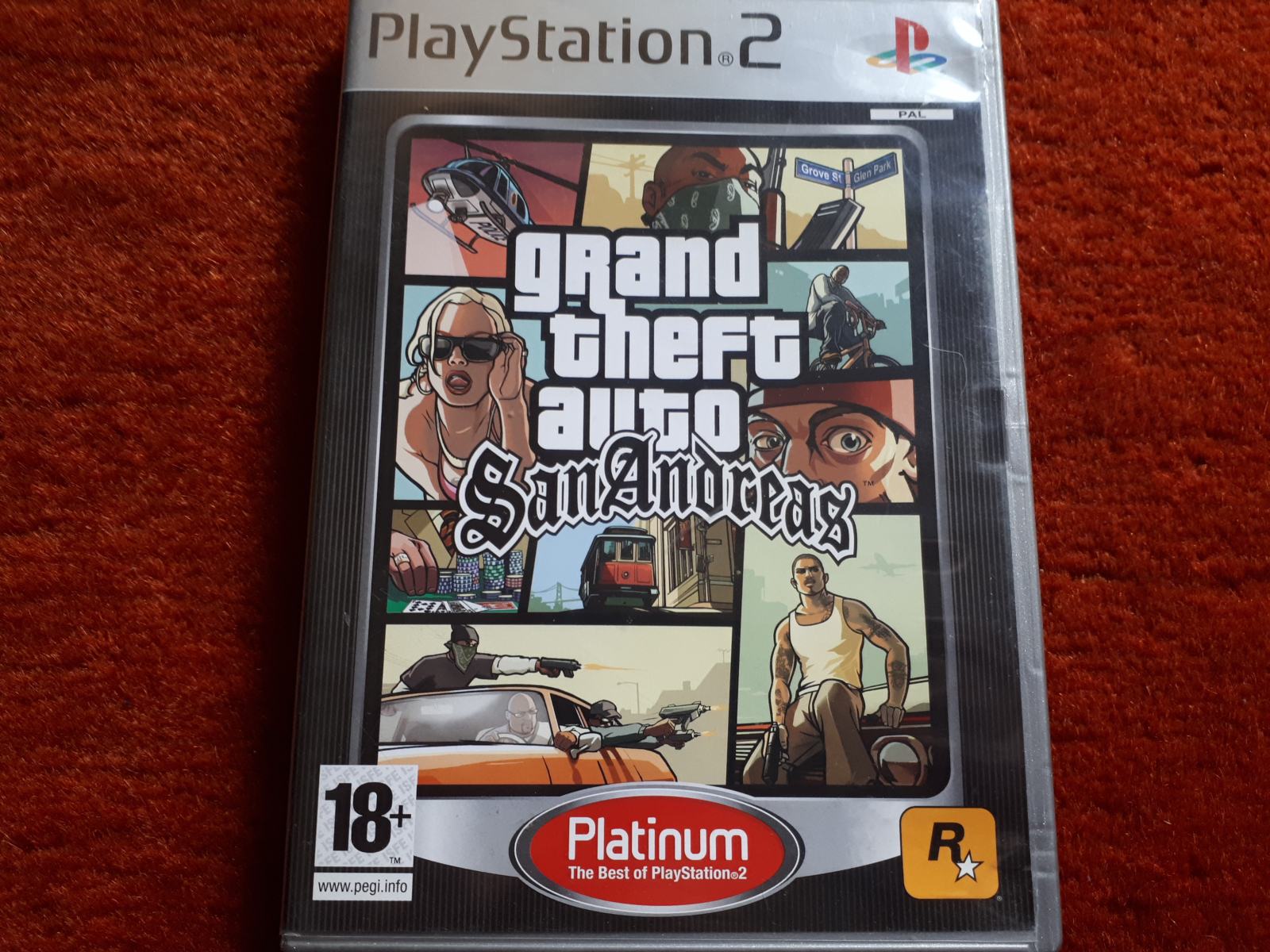 grand theft auto san andreas ps2 gta san andreas ps2 platinum