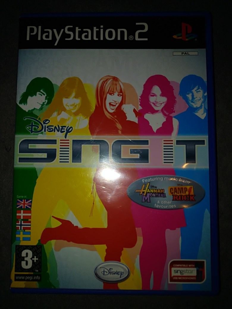 Disney sing it ps2