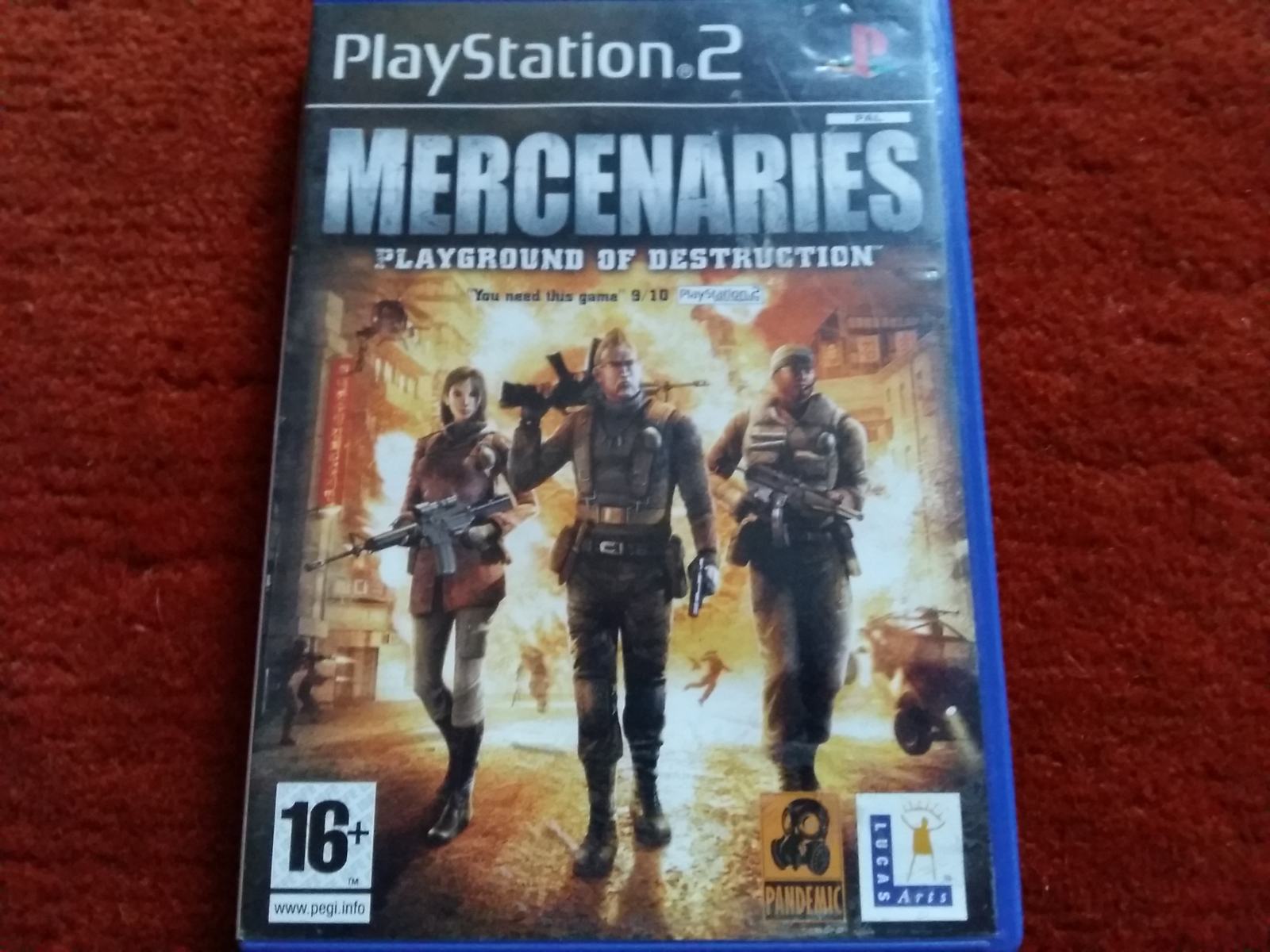 mercenaries playground of destruction ps2 black label