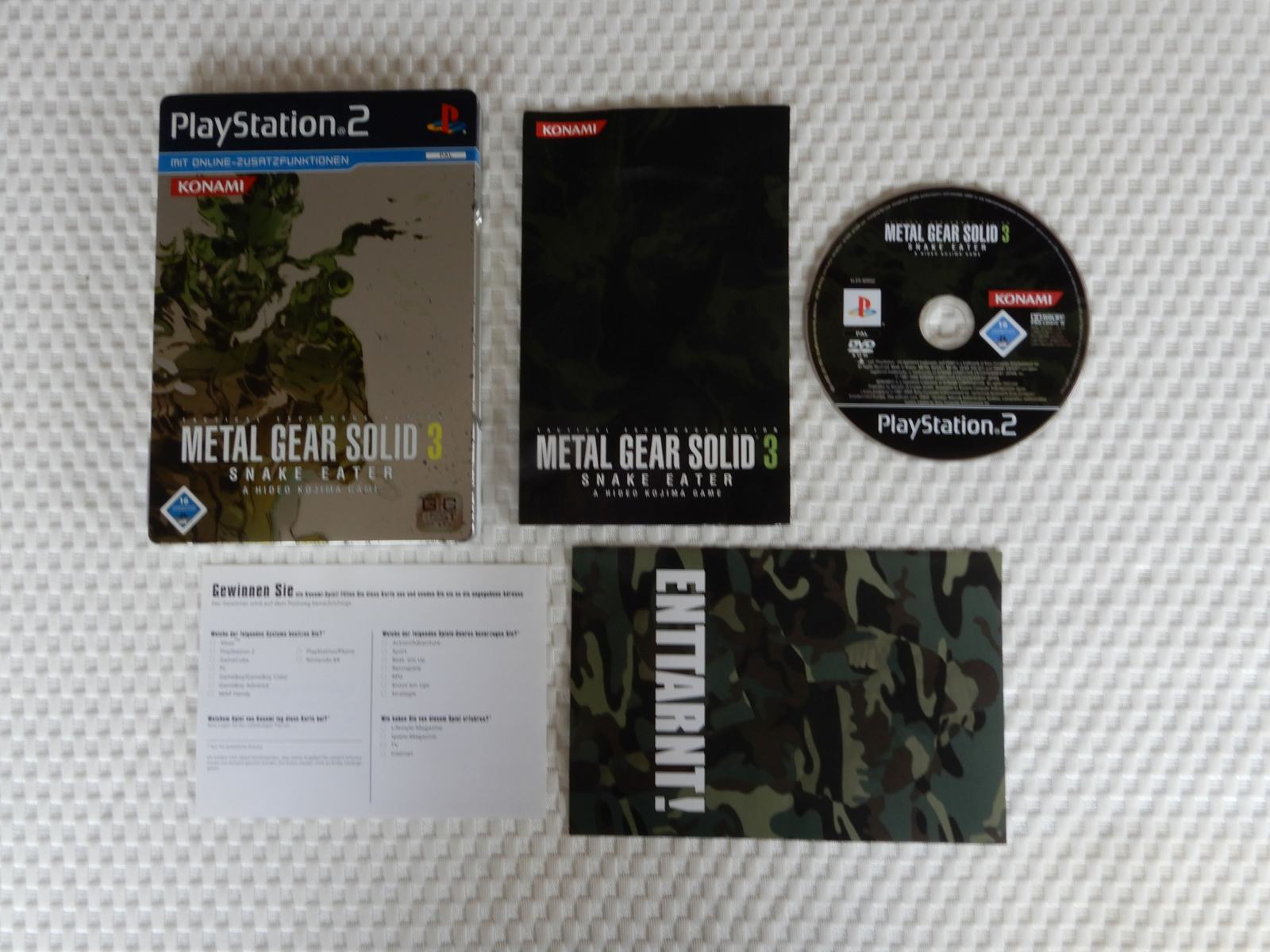 Metal Gear Solid 3 Snake Eater TOP stanje za Playstation 2 PS2 #3265