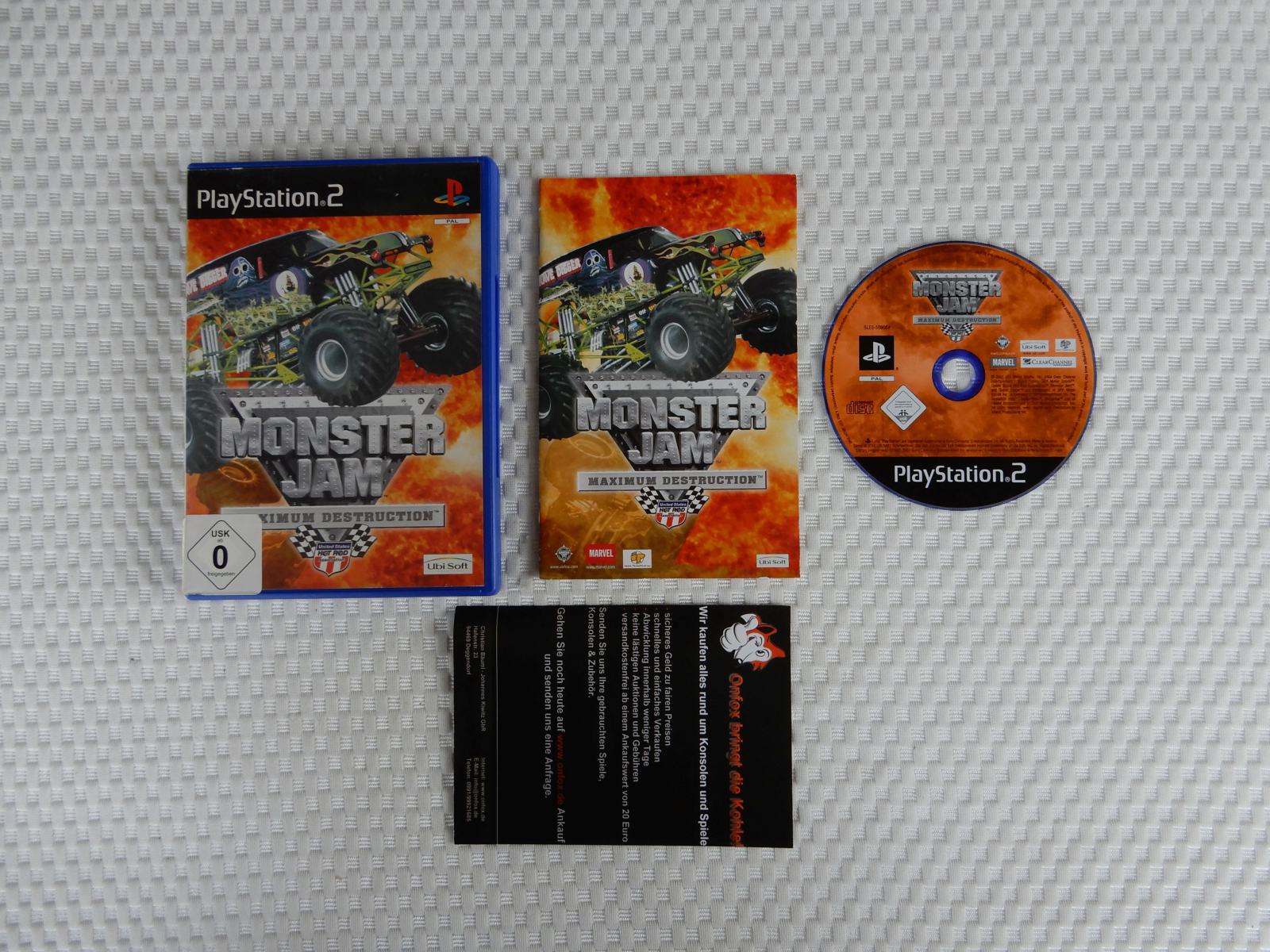Monster Jam Maximum Destuction za Playstation 2 PS2 #5282