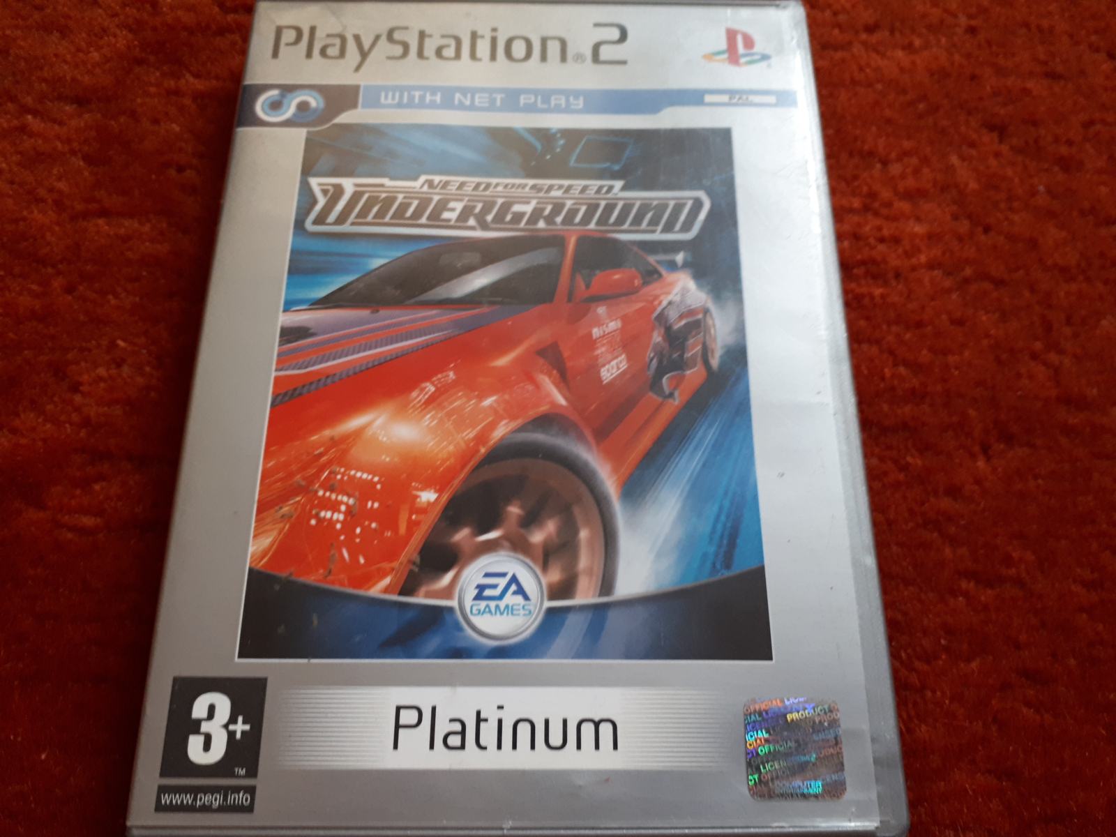 need for speed underground ps2 platinum