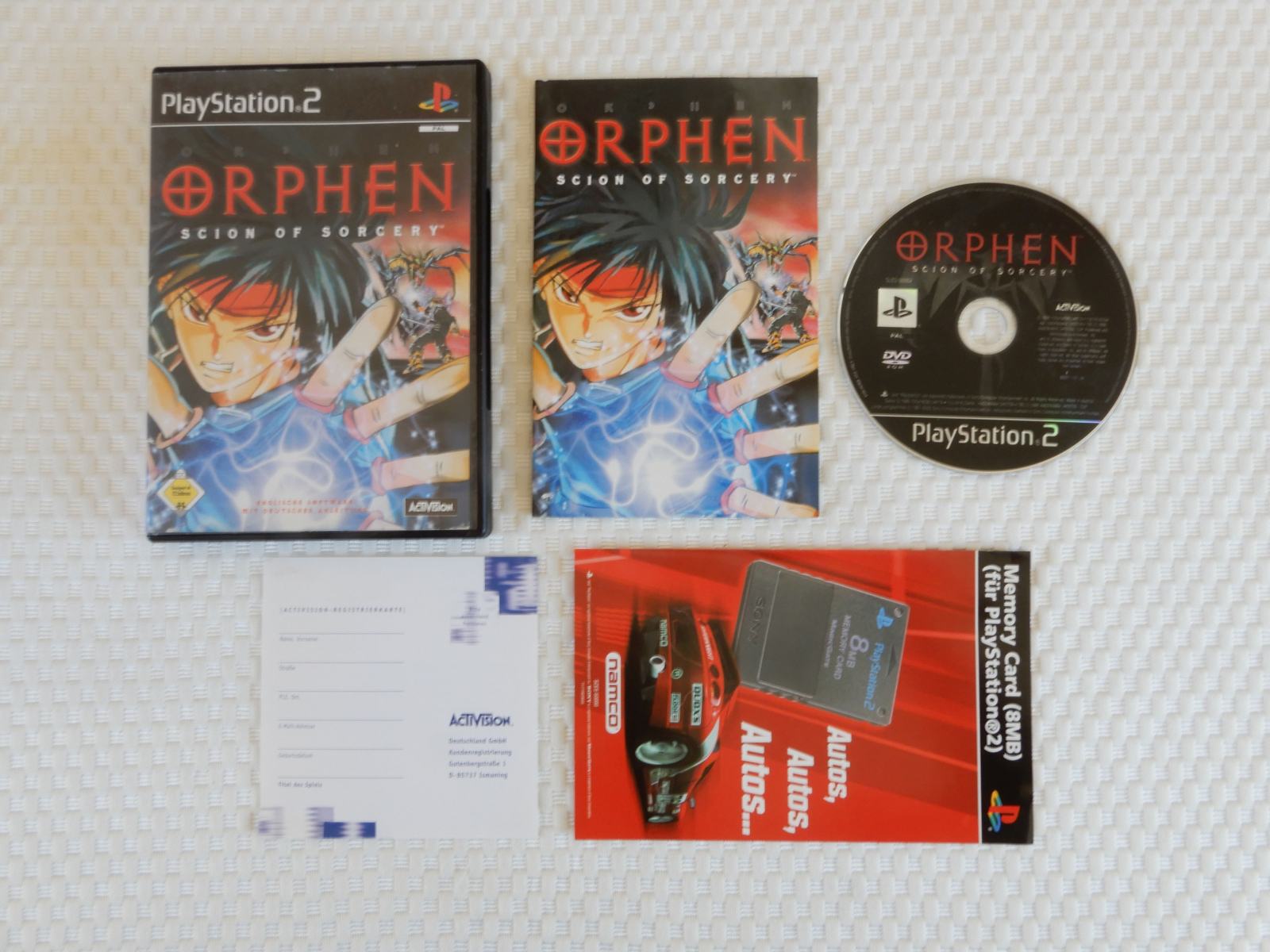 ORPHEN SCION OF SORCERY za Playstation 2 PS2 #3420