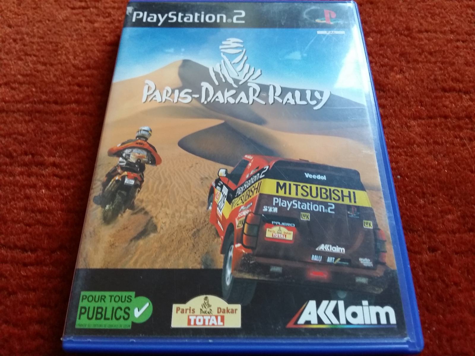 paris dakar rally ps2