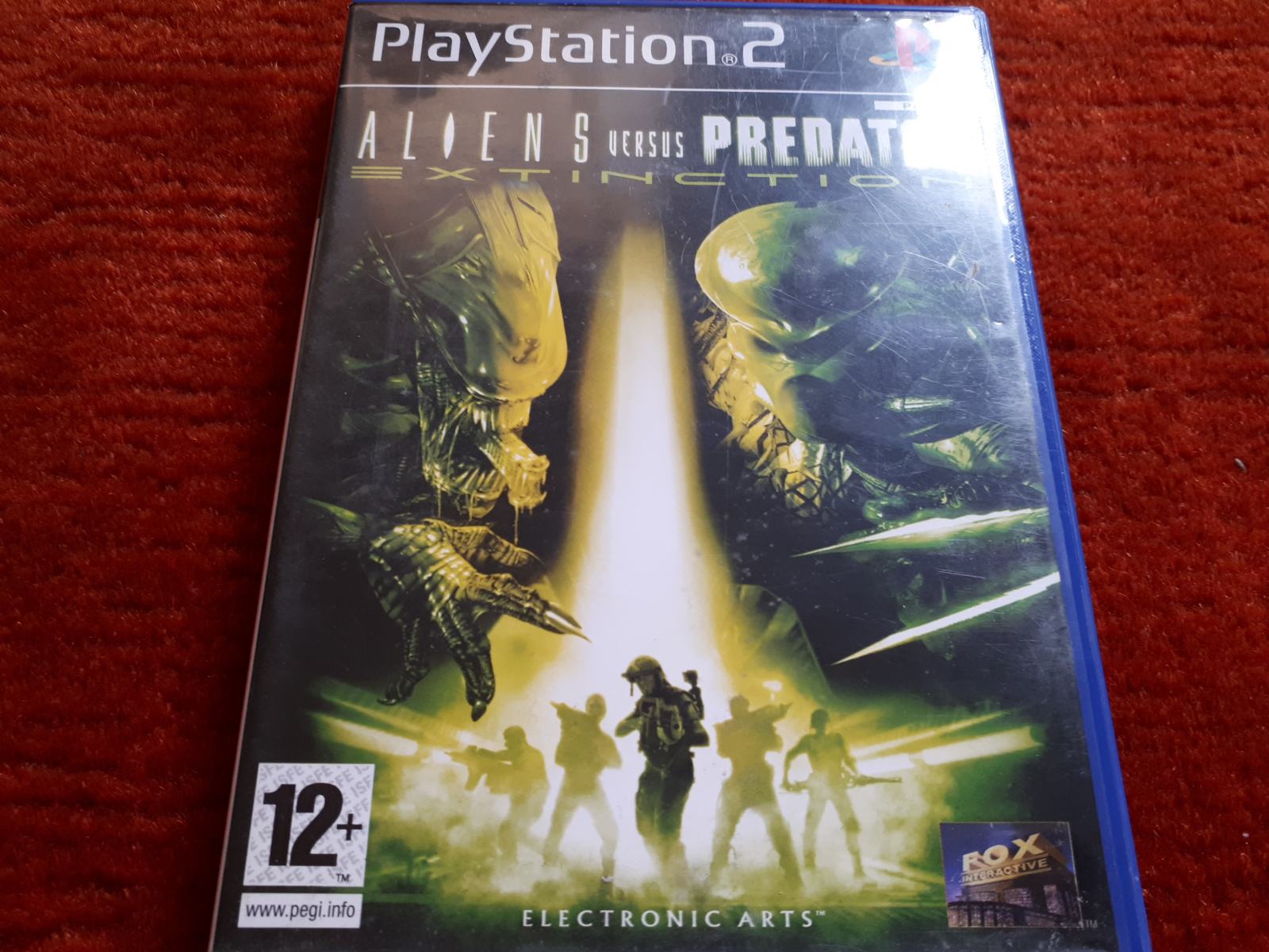 aliens versus predator extinction ps2 black label