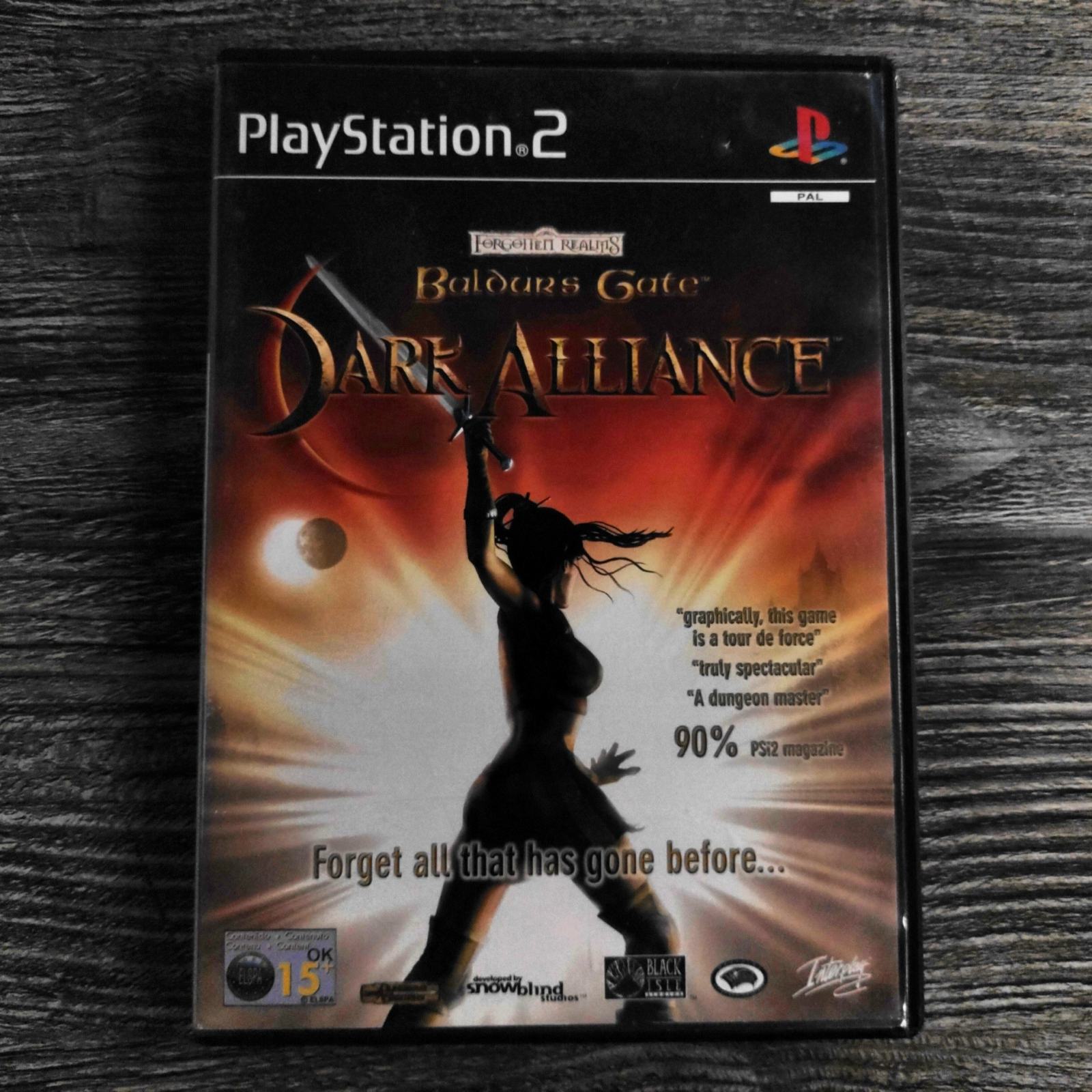 ps2 Baldurs Gate Dark Alliance ps2