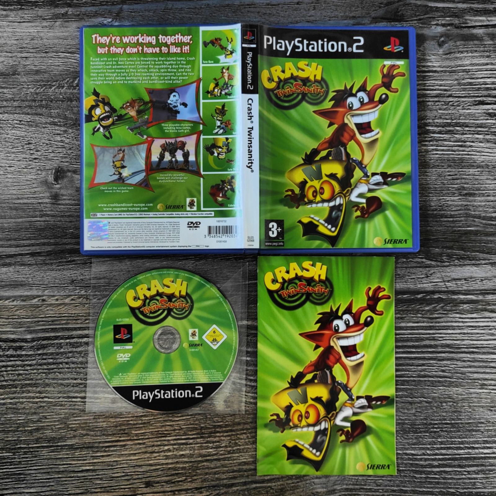ps2 Crash Twinsanity ps2