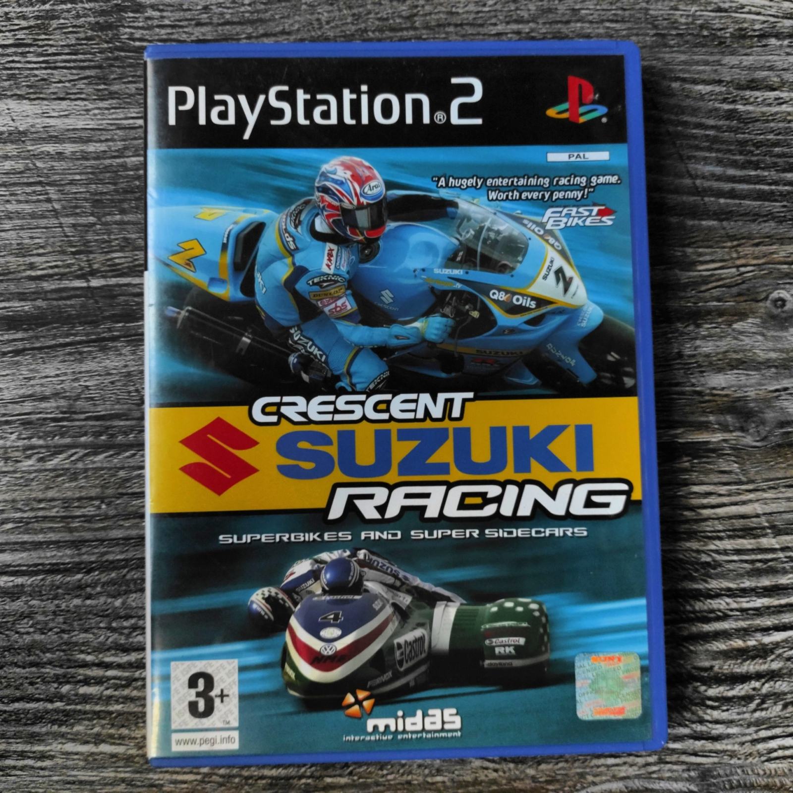ps2 Crescent Suzuki Racing: Superbikes And Super Sidecars ps2