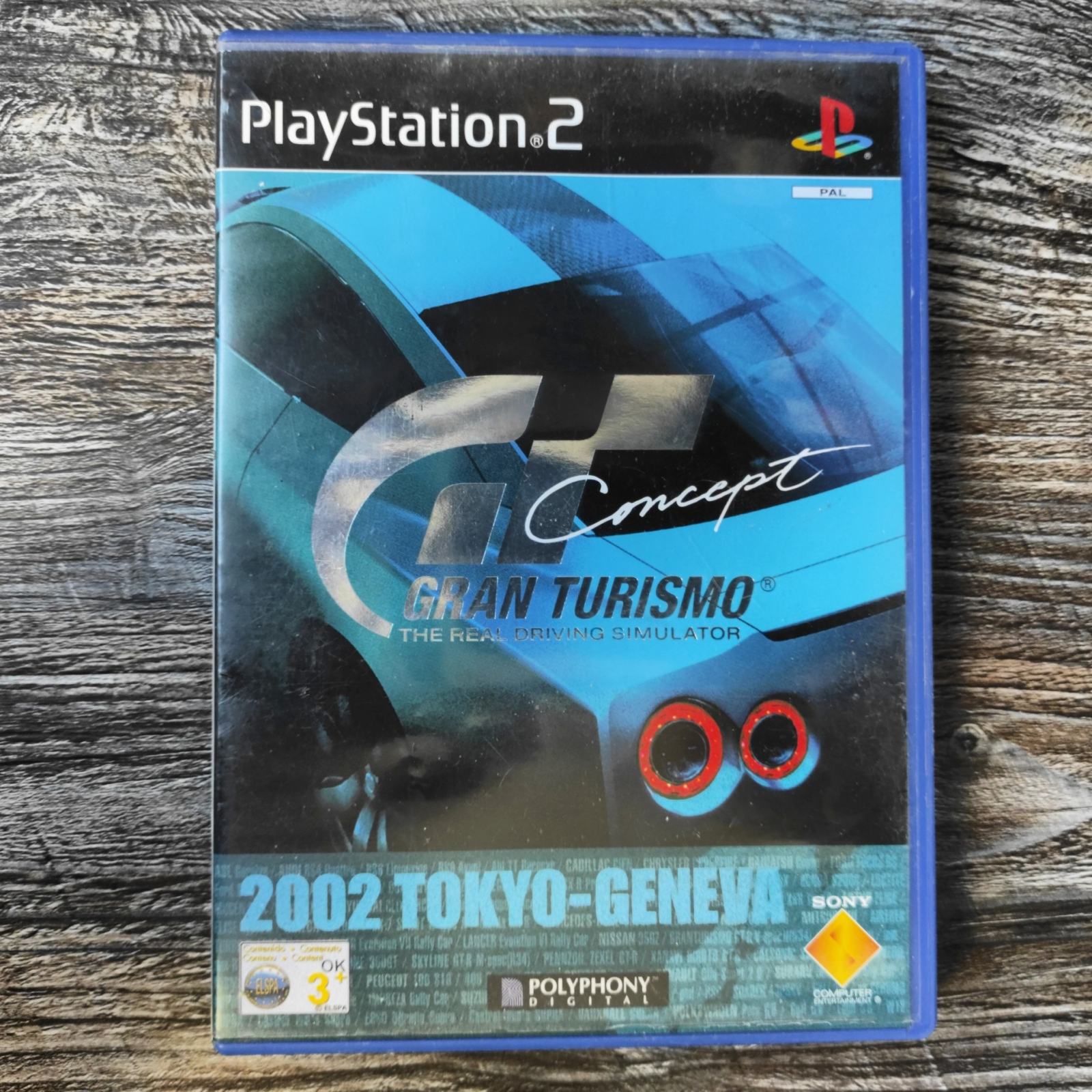ps2 Gran Turismo Concept 2002 Tokyo-Geneva ps2